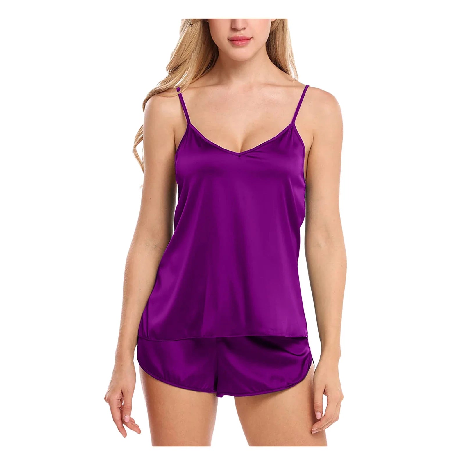 PURPLE CAMI SETS FOR WOMEN – KOZEE